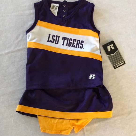 Russell Athletic | Costumes | New With Tags Lsu Little Girl Cheer ...